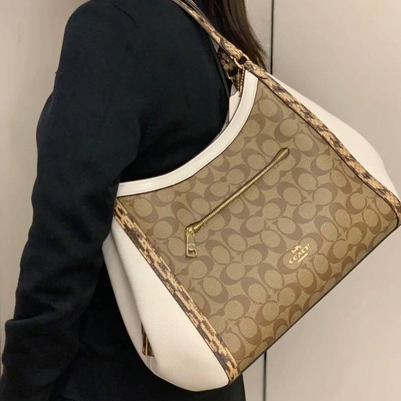 Coach | Bags | Nwt Coach Kristy Shoulder Bag In Colorblock Signature ...